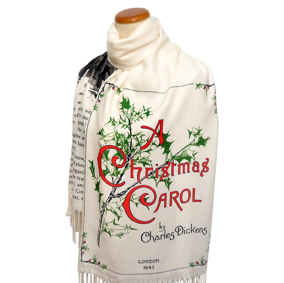 A Christmas Carol by Charles Dickens Scarf/shawl - Etsy