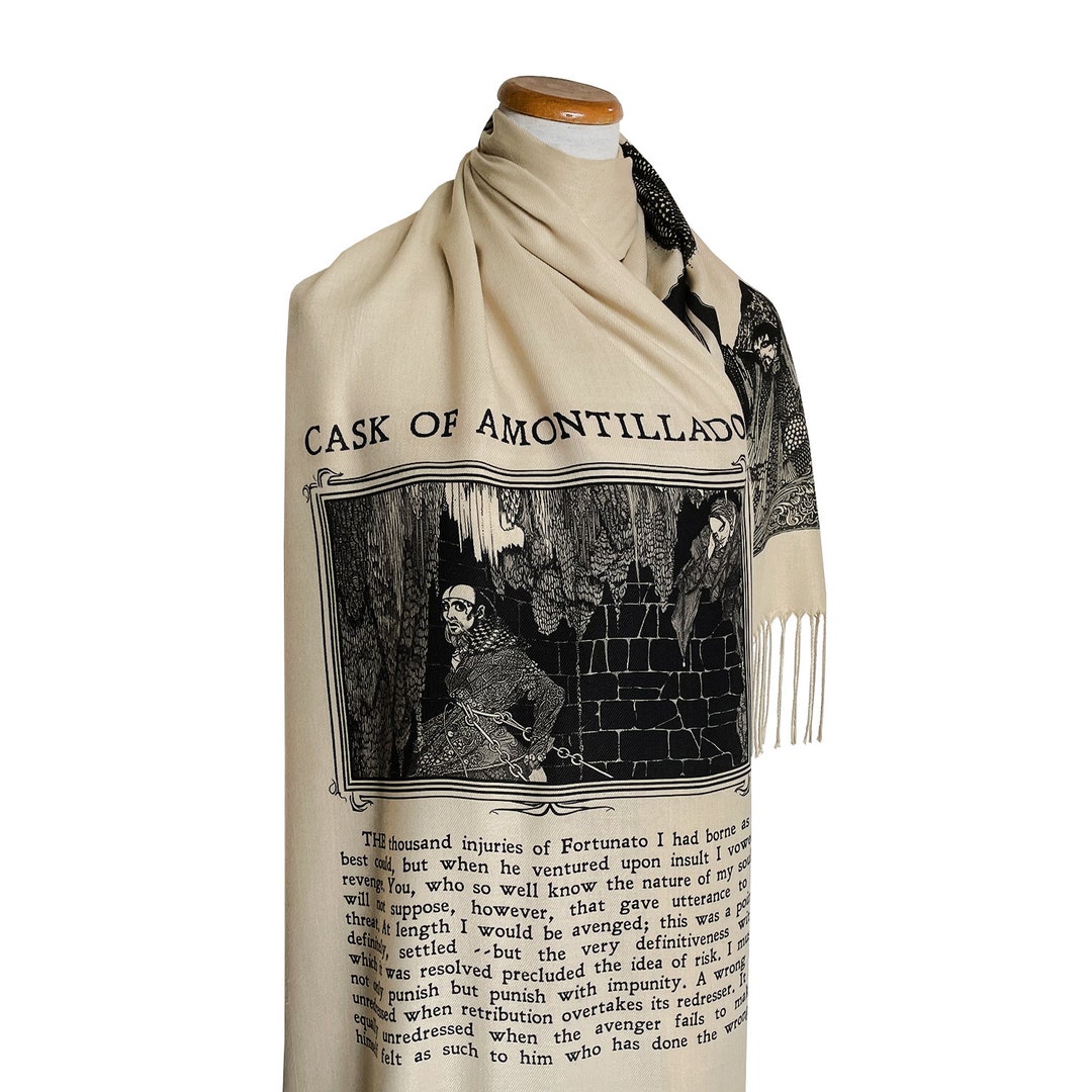 The Cask of Amontillado by Edgar Allan Poe Shawl Scarf Wrap - Etsy