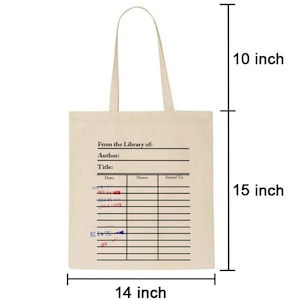 Literary Tote Bag. Handbag With Book Design. Book Bag. Library Bag ...