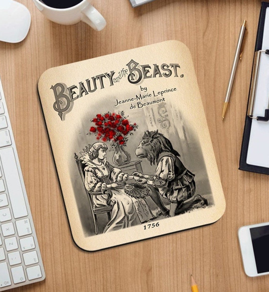 Beauty and the Beast by Jeanne-marie Leprince De Beaumont Mouse Pad ...