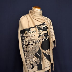 Baron Munchausen by Rudolf Erich Raspe Scarf/shawl - Etsy