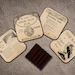 4 Coasters With Famous Poems by Edgar Allan Poe. Set of Coffee Mug ...