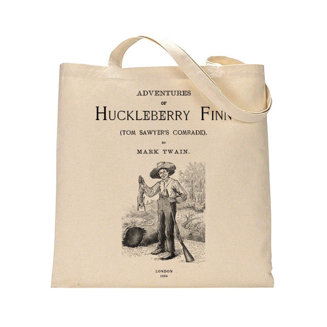 Adventures of Huckleberry Finn by Mark Twain Tote Bag. Handbag With ...