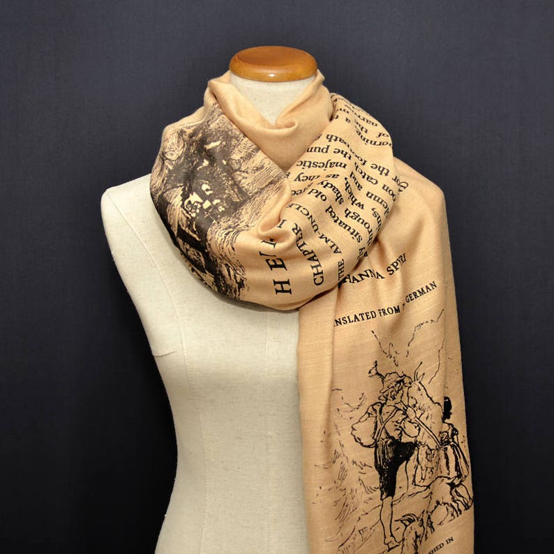 Heidi by Johanna Spyri Scarf Wrap Shawl | Etsy