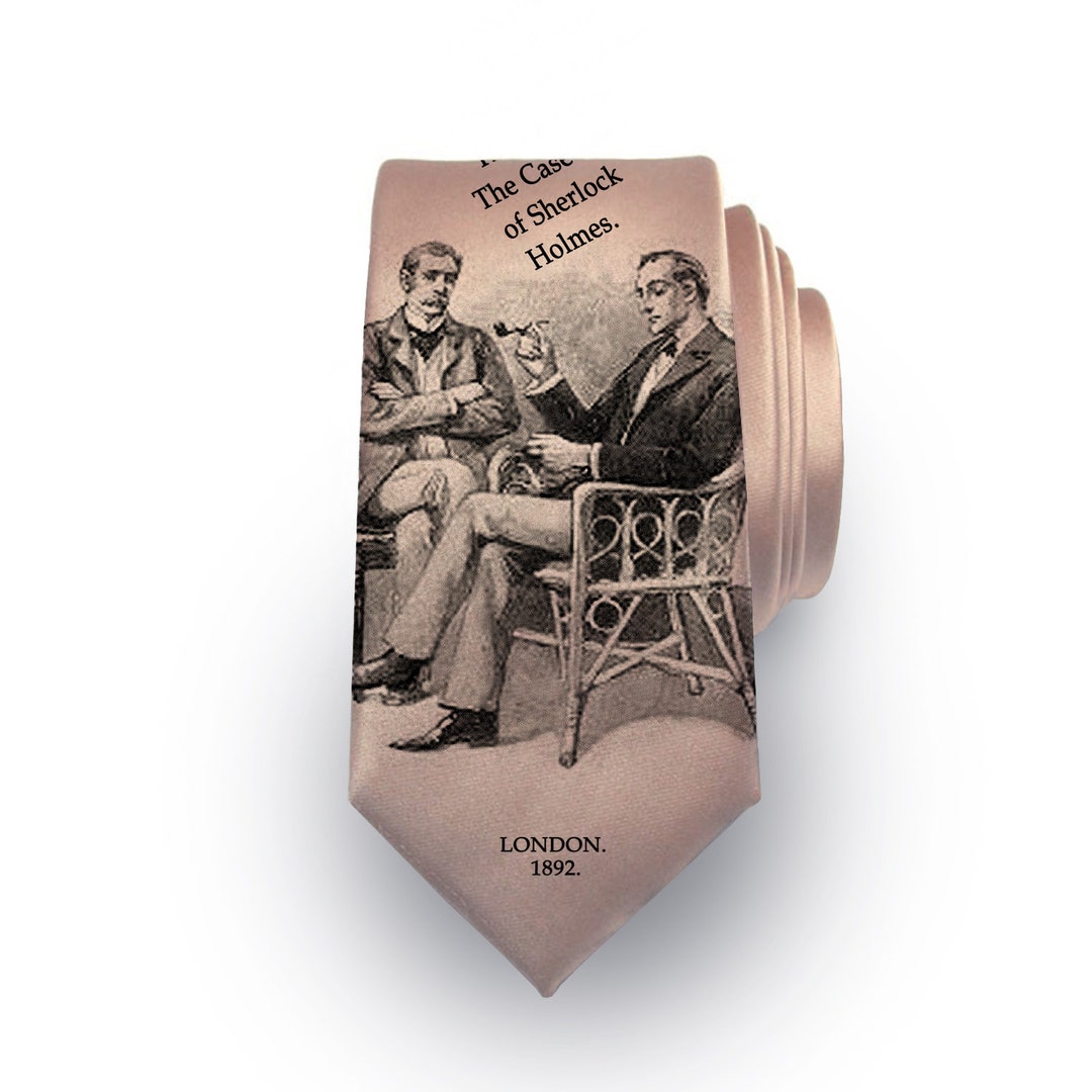 Sherlock Holmes Tie, the Adventures of Sherlock Holmes by Arthur Conan ...