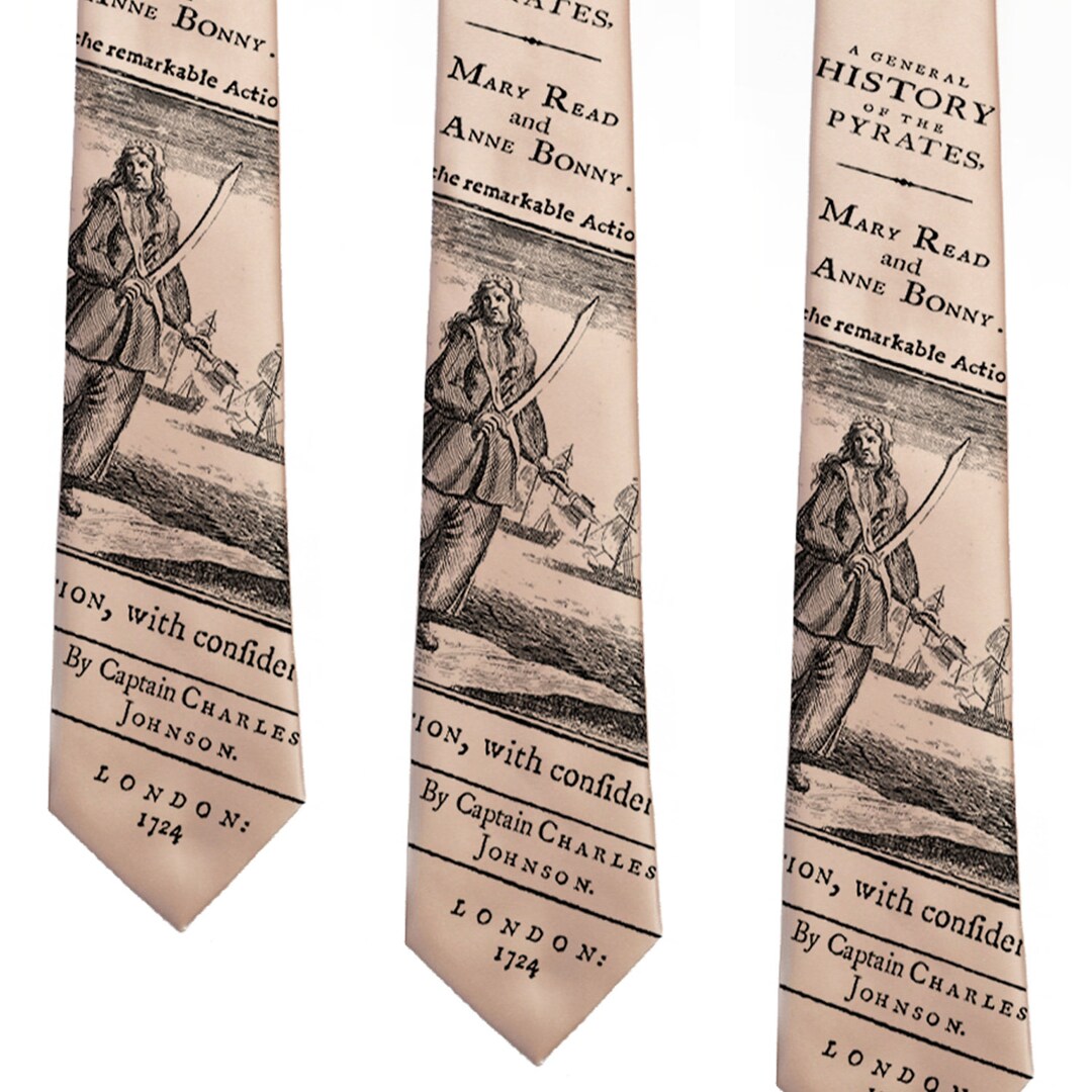 A General History of the Pyrates Necktie, Book Necktie - Etsy