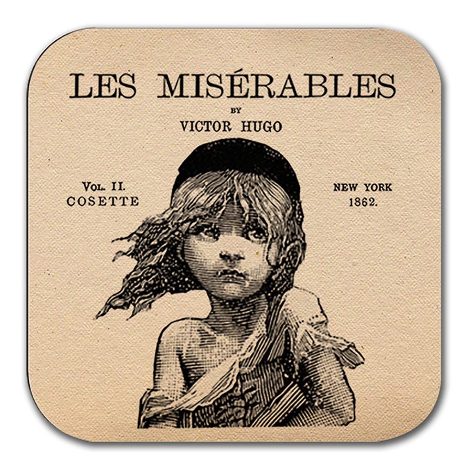 Les Misérables by Victor Hugo Coaster (english Version). Coffee Mug ...