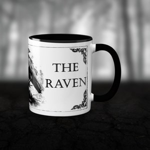 The Raven Mug, the Raven by Edgar Allan Poe Mug - Etsy