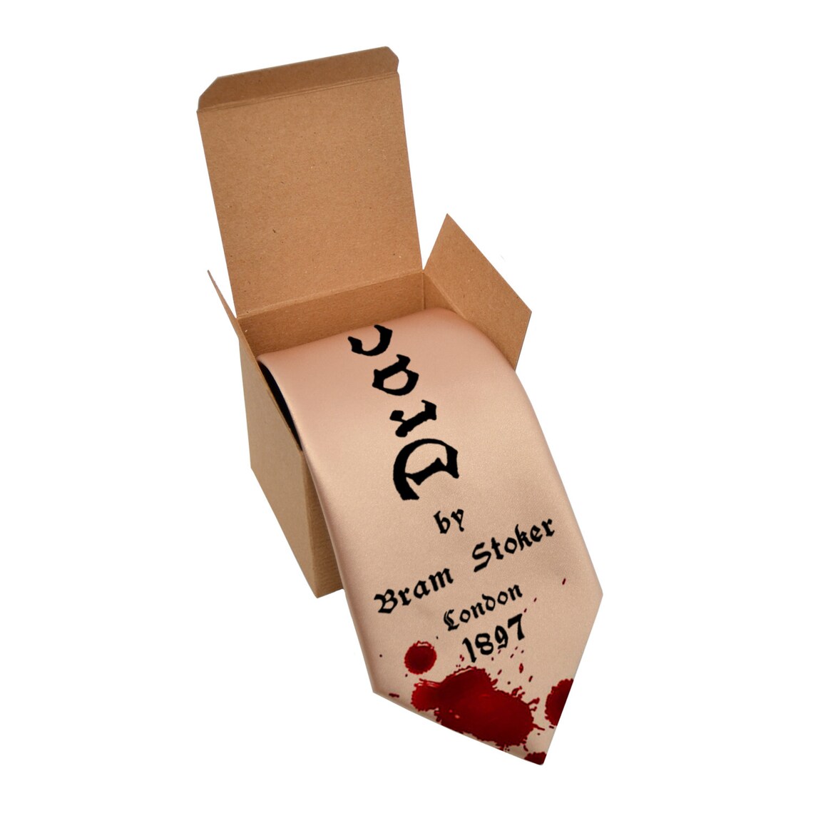 Dracula Necktie Book Necktie Dracula by Bram Stoker Tie - Etsy