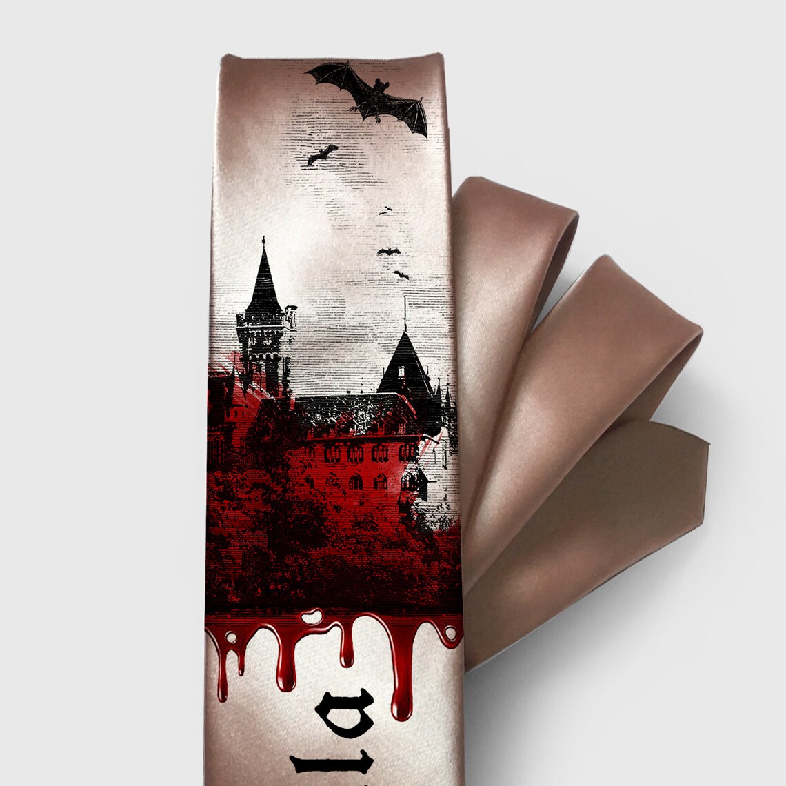 Dracula Necktie Book Necktie Dracula by Bram Stoker Tie - Etsy