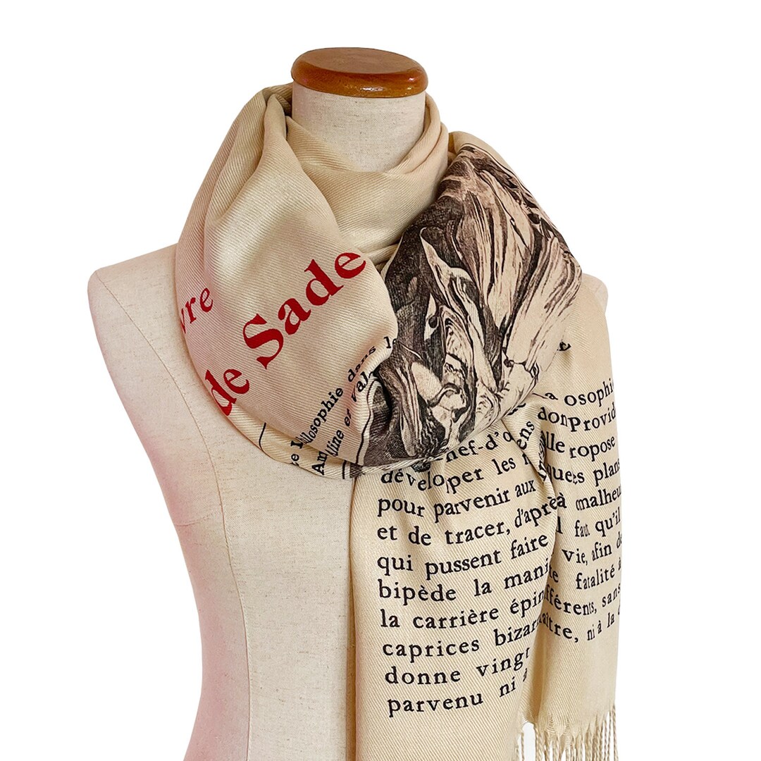 Justine, or the Misfortunes of Virtue by Marquis De Sade Scarf (french ...