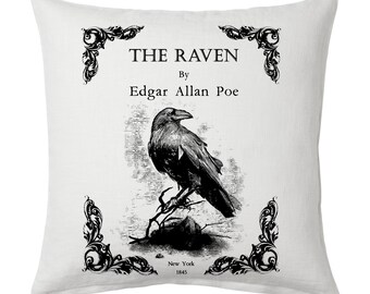 Annabel Lee by Edgar Allan Poe Pillow Cover Book Pillow | Etsy