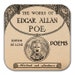4 Coasters With Famous Poems by Edgar Allan Poe. Set of Coffee Mug ...