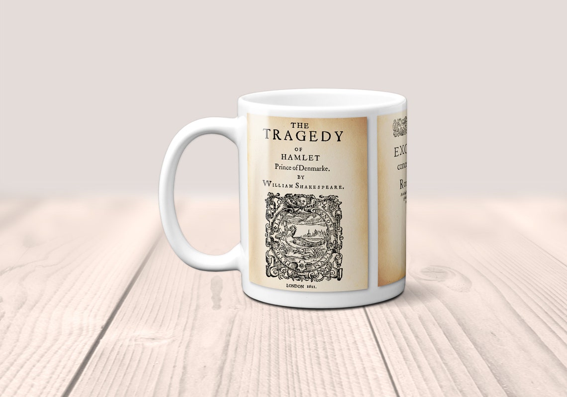 William Shakespeare Mug. Coffee Mug With Two Shakespeare's Plays ...