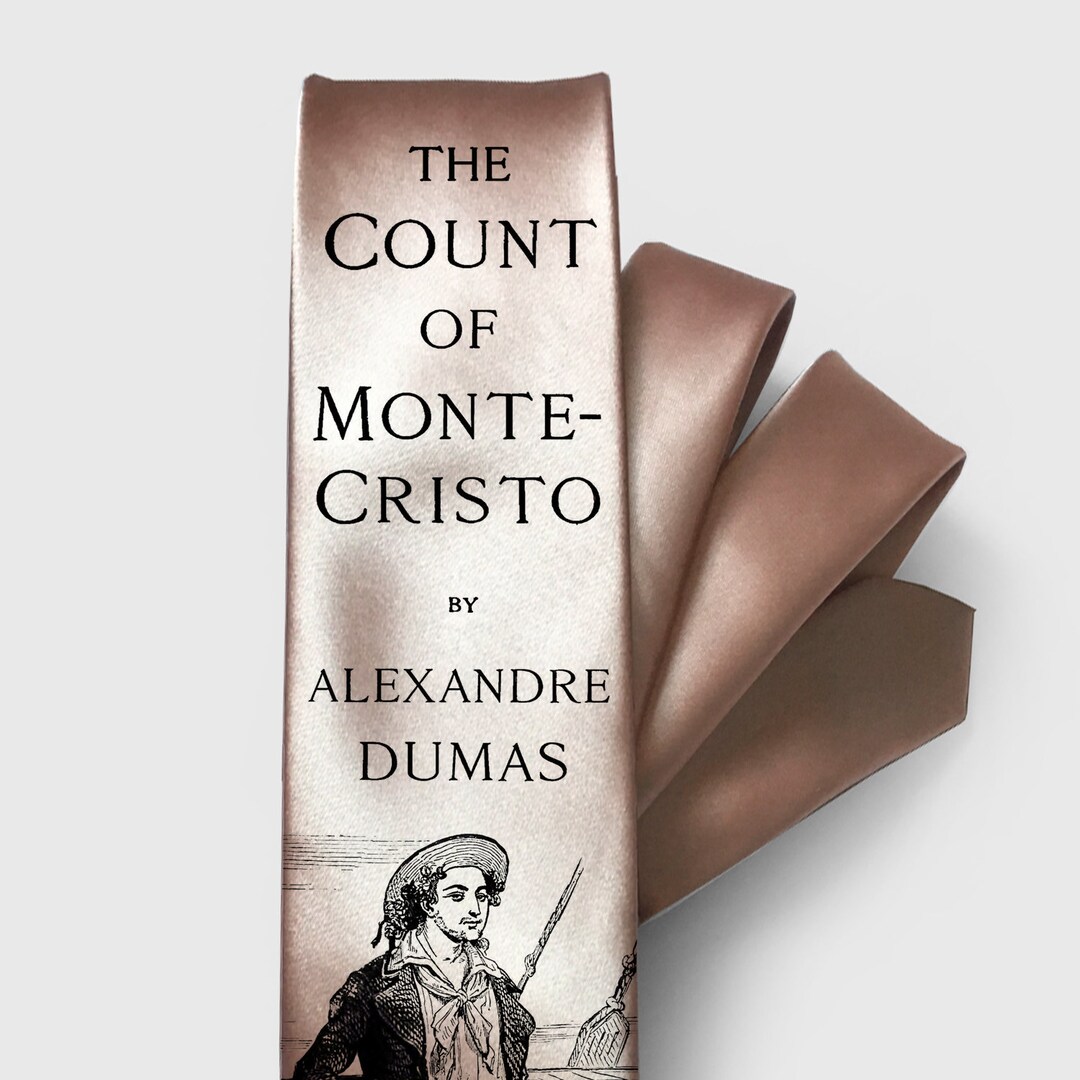 The Count of Monte Cristo Necktie, Book Necktie, the Count of Monte ...