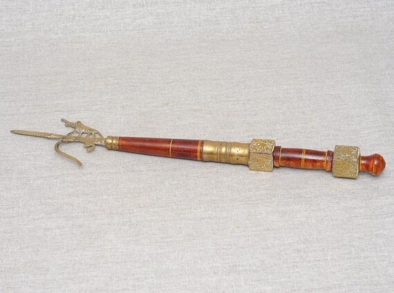 Rare Old Ankush Ankus Indian Elephant Controller Tool Brass | Etsy