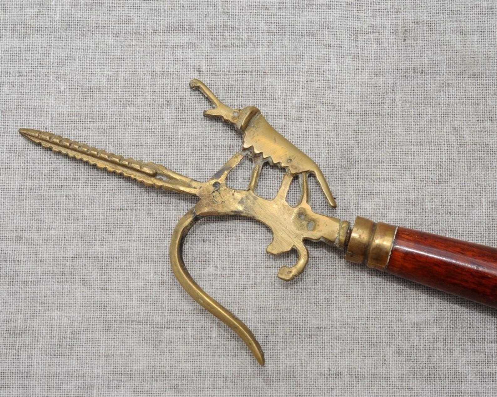 Rare Old Ankush Ankus Indian Elephant Controller Tool Brass | Etsy