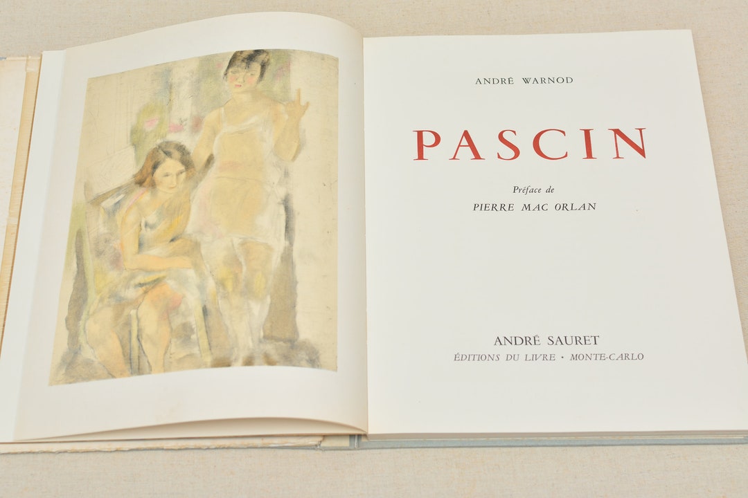 Very Rare by PASCIN Three Original Gravures Etching Eau-forte Catalogue ...