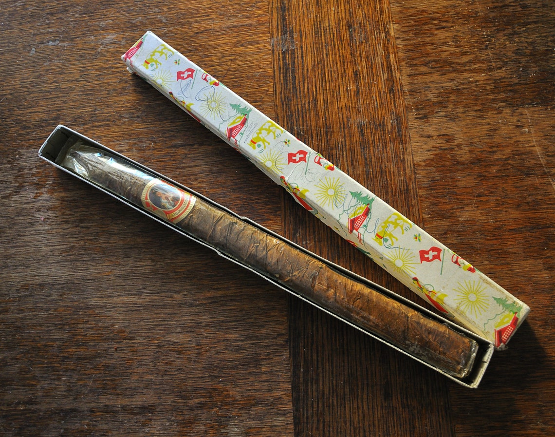 Vintage 38 Cm Giant Cigar SAMSON Collection Swiss Rheinfelden for Cigar ...