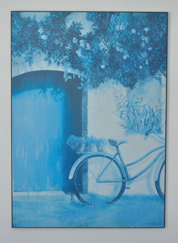 Vintage French Provence Art Print Fabrice De Villeneuve | Etsy
