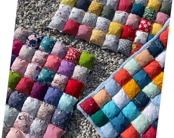 PATTERN Puff or Biscuit Quilt & Blanket PATTERN - Etsy