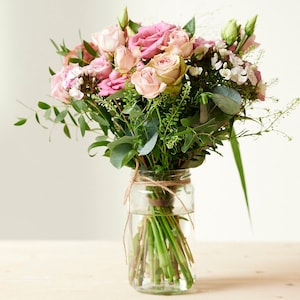 Little Jam Jar Fresh Summer Garden Posy Jars Fresh Seasonal Flowers for ...
