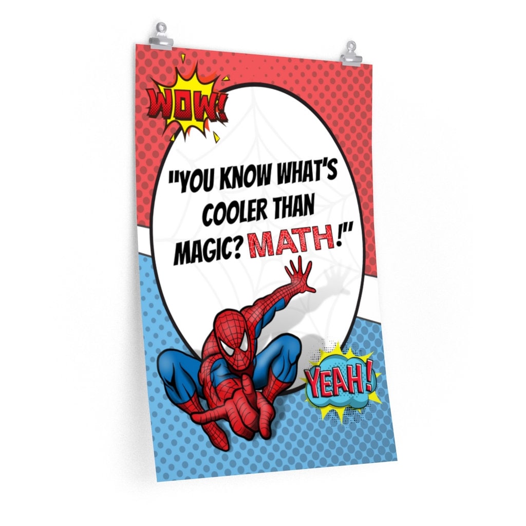 Spiderman Motivational Poster - Etsy