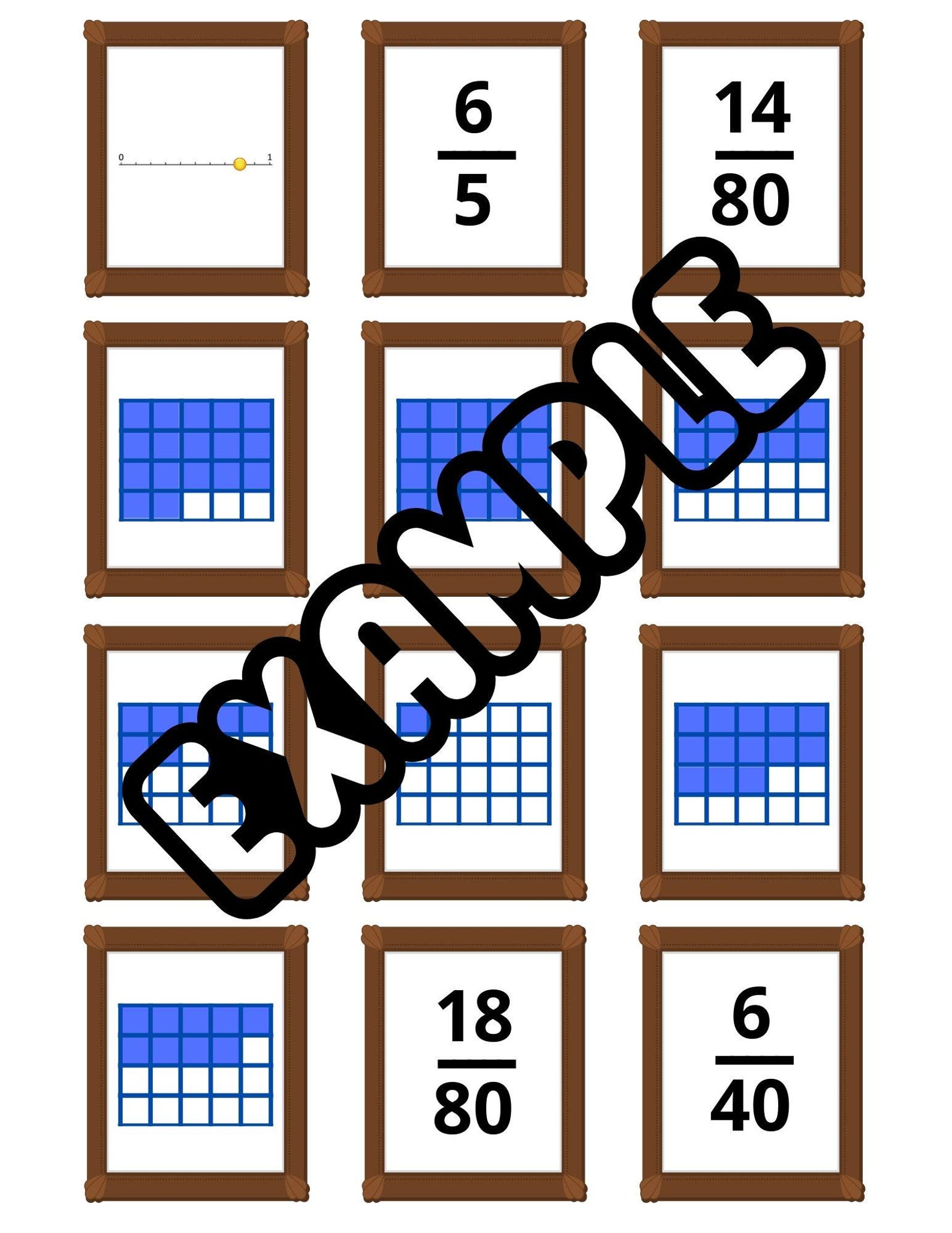 Fraction Cards | Matching Game | Fractions | Percentages | Decimals ...