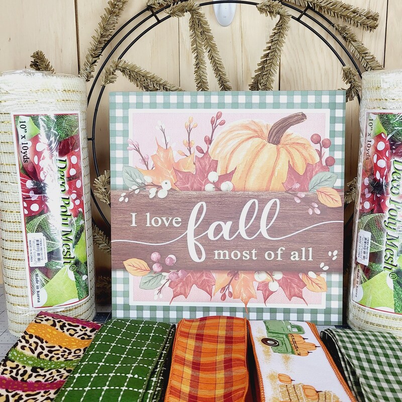 Autumn Wreath Kit - Etsy
