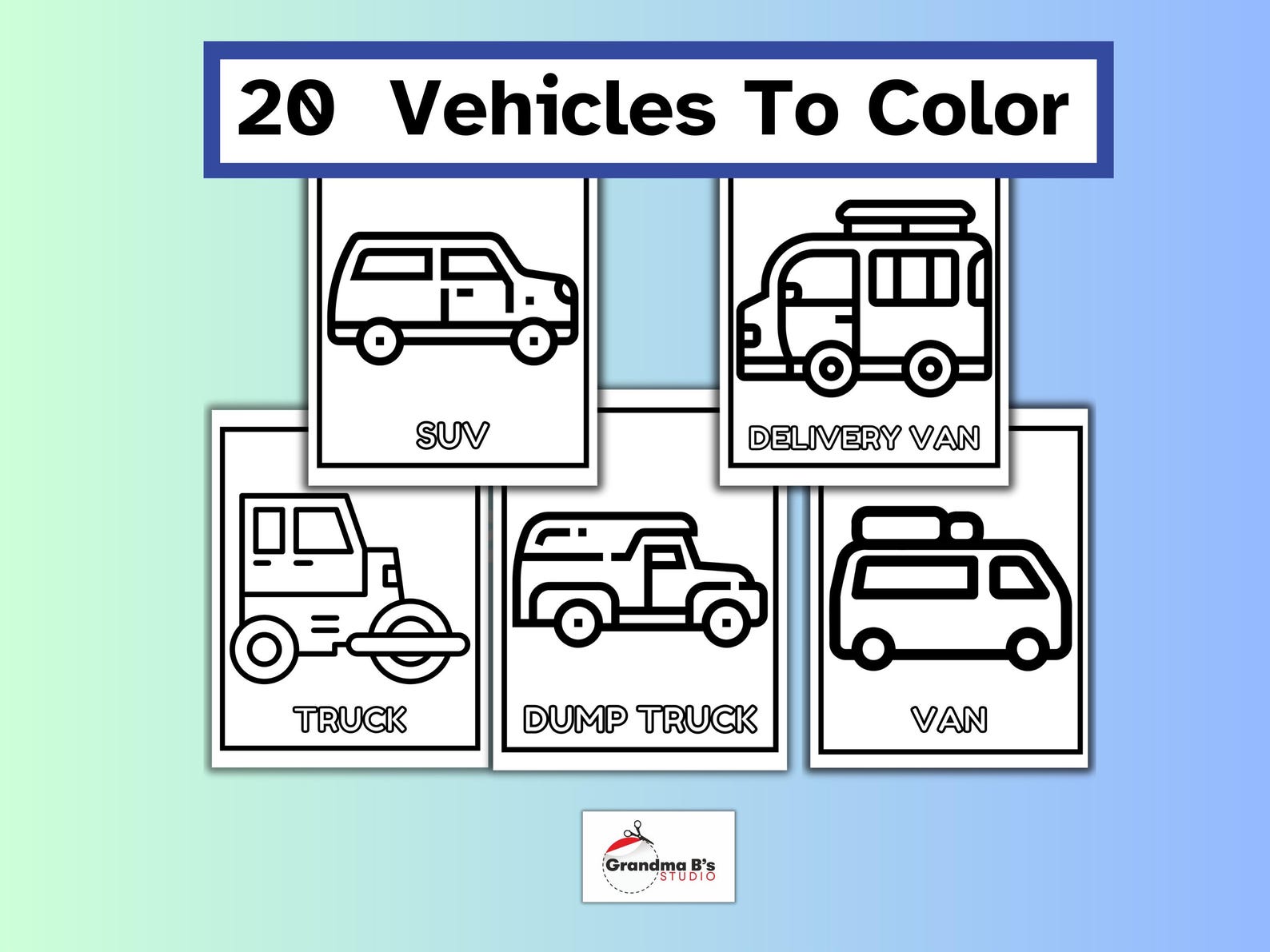 Transportation Coloring for Preschoolers-printable Pages for Kids ...