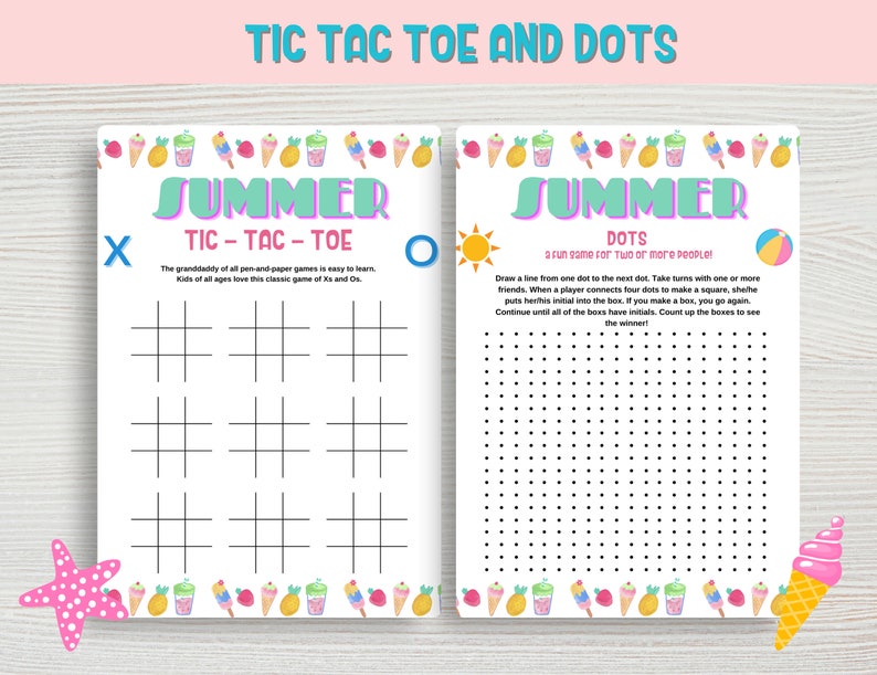 Engaging Printable Summer Activities for Kids of All Abilities - Etsy