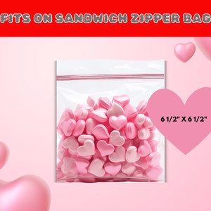 Valentine Treat Bag Toppers Printable, Class Gift Candy, Cookie Treat ...