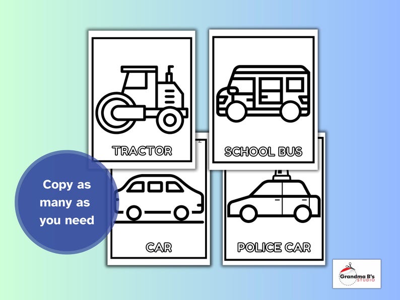 Transportation Coloring for Preschoolers-printable Pages for Kids ...