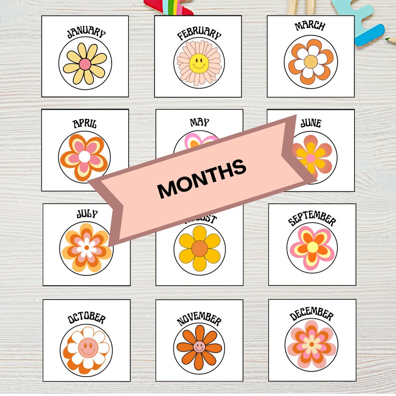 Classroom Birthday Chart and Name Tags, Birthday Planner - Editable and ...