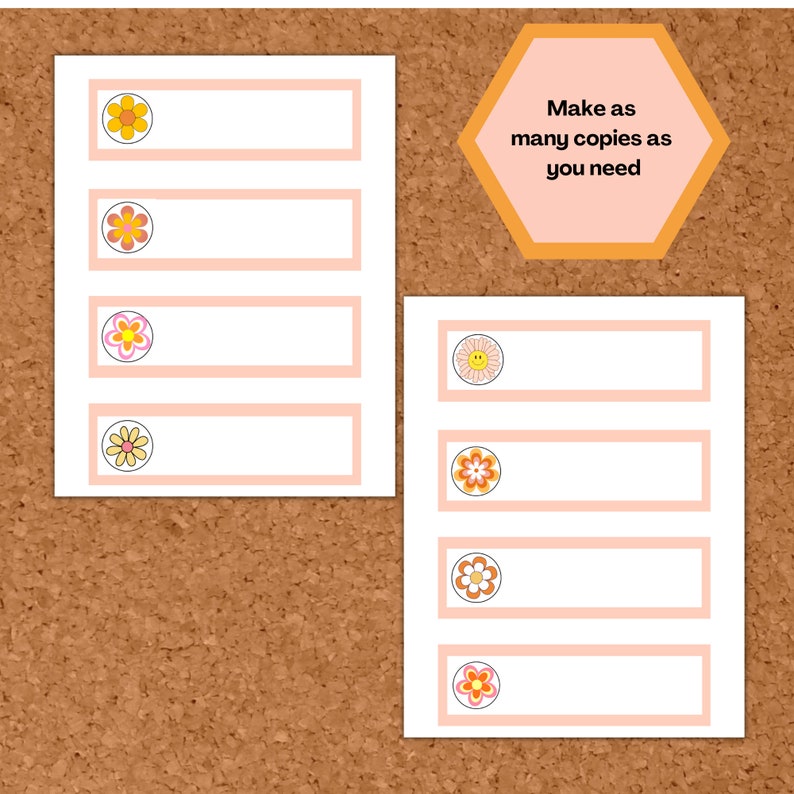 Classroom Birthday Chart and Name Tags Birthday Planner - Etsy