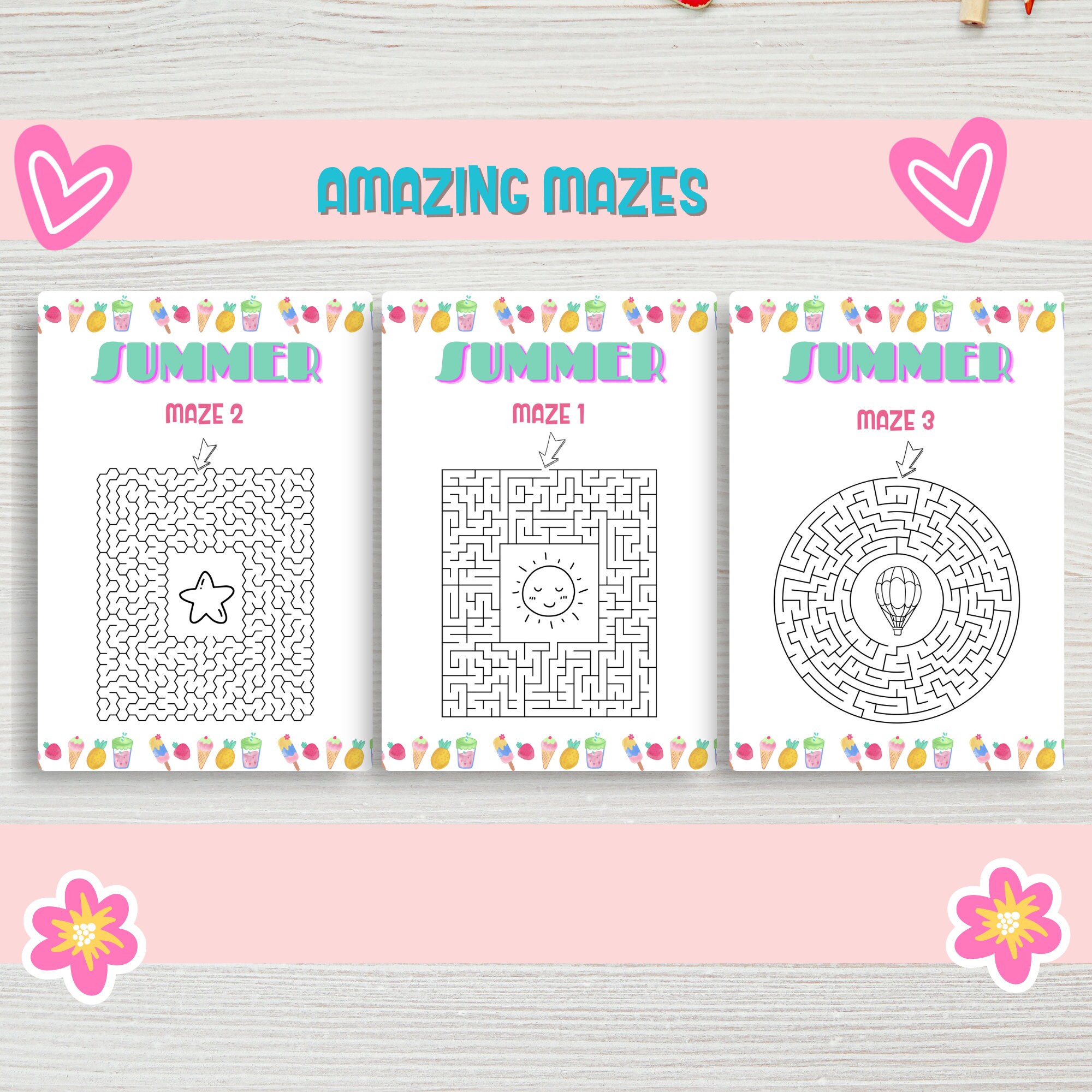 Engaging Printable Summer Activities for Kids of All Abilities Word ...