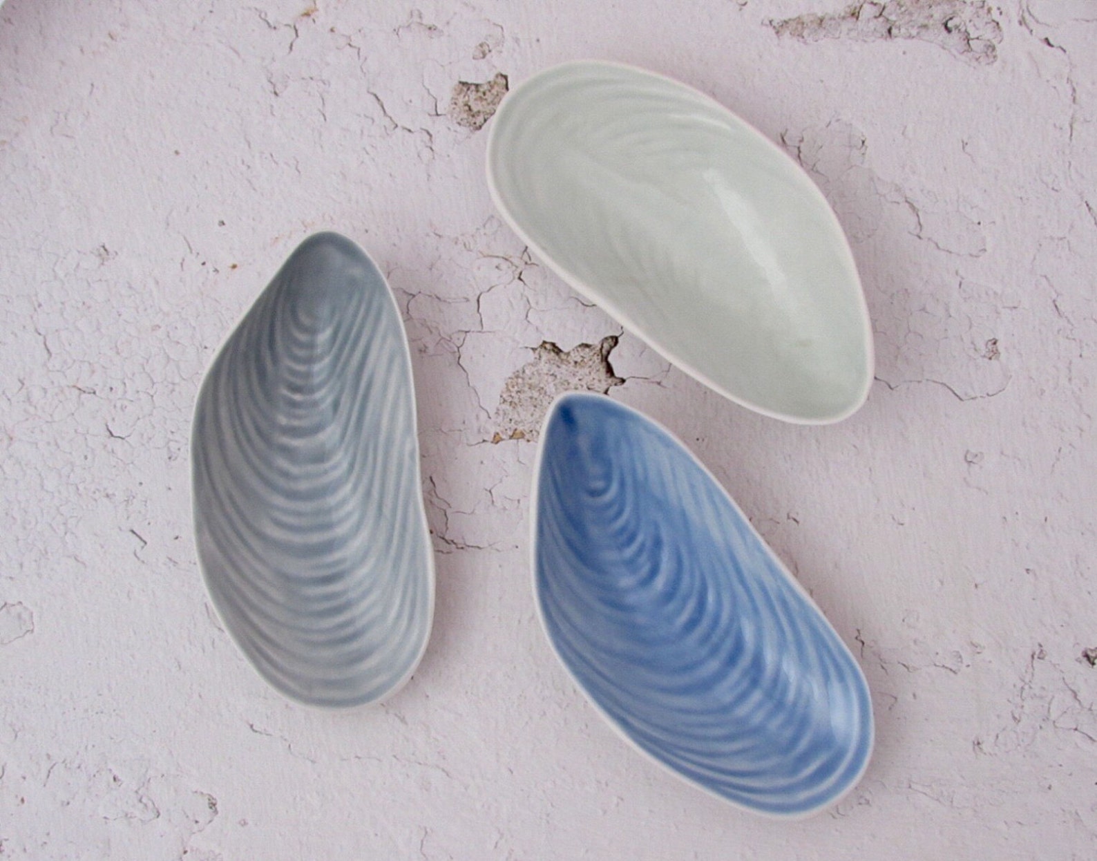 Aqua Porcelain Shell Dish Ceramic Jewellery Dish Ring - Etsy