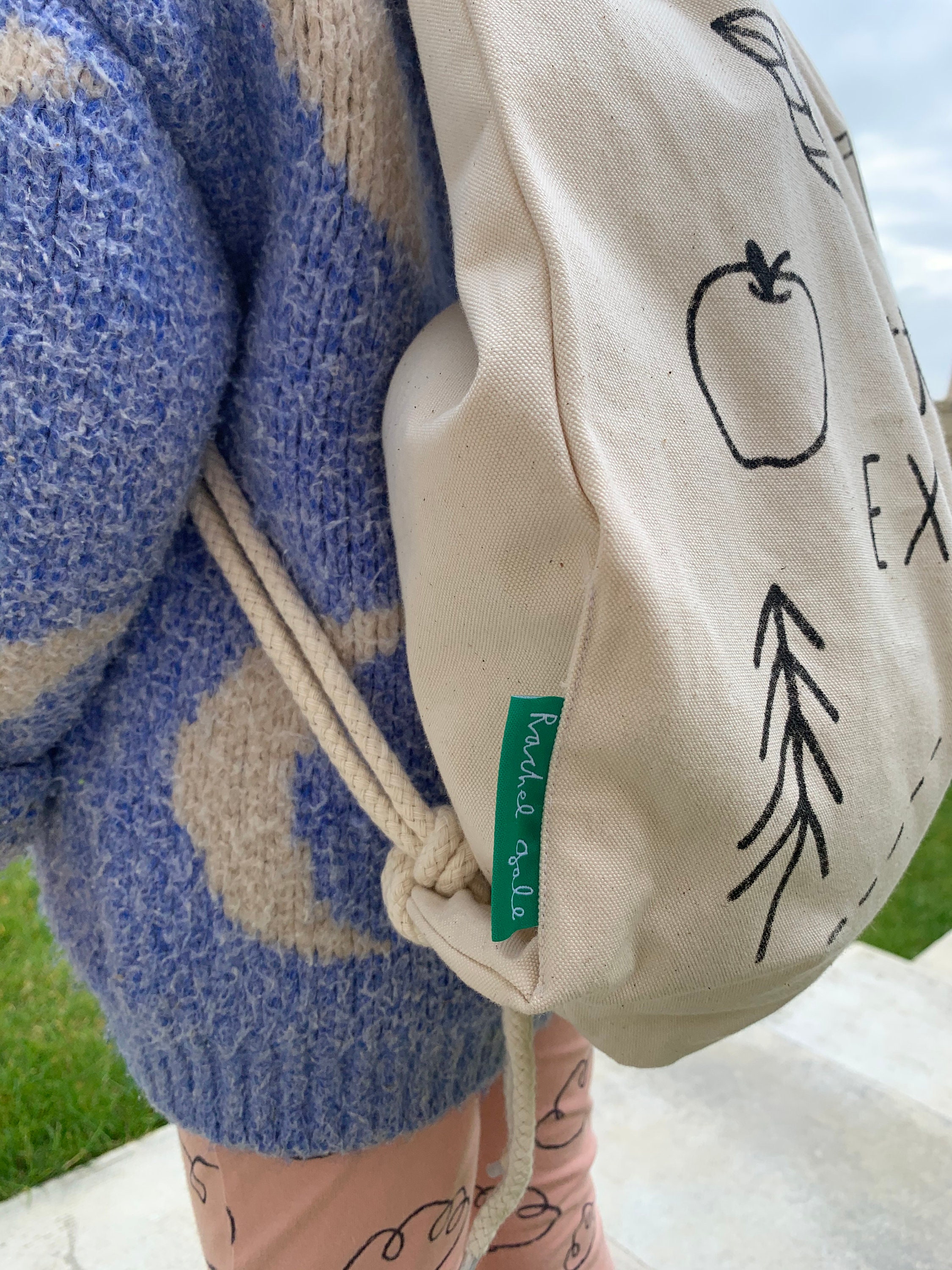 Little Explorer Kids Kit Bag - Screen Printed Hand-drawn Design on ...