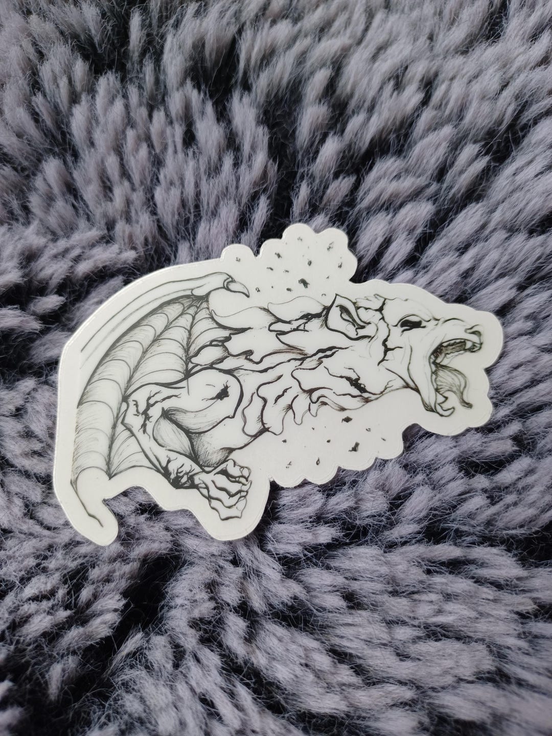 Supernatural Gothic Gargoyle Come Alive Vinyl Sticker - Etsy