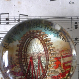 Antique Blackpool Glass Paperweight - Etsy