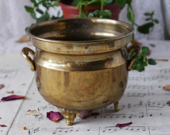 Small Brass Planter | Etsy