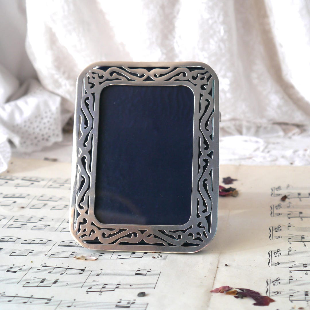 Vintage Silverplate Photo Frame - Etsy