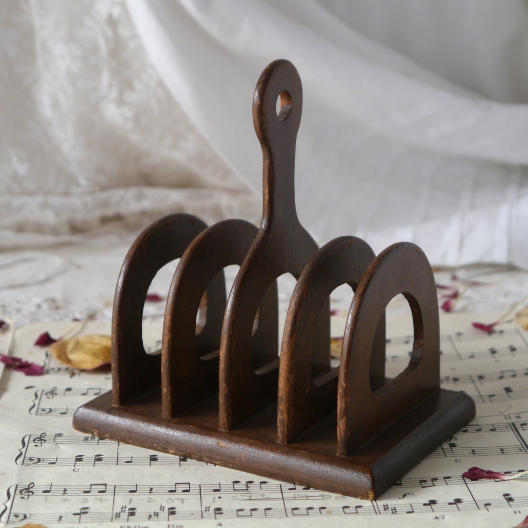 Vintage Wooden Toast Rack - Etsy