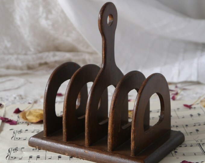 Vintage Wooden Toast Rack - Etsy