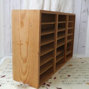 Large Vintage Wooden File Rack - Etsy