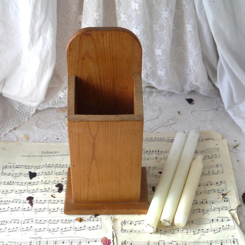 Wooden Candle Box - Etsy