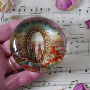 Antique Blackpool Glass Paperweight - Etsy