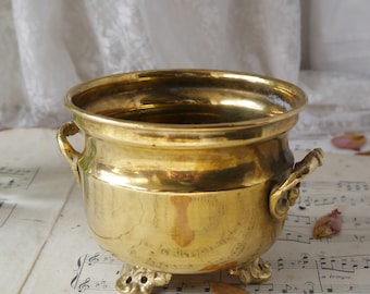 Small Brass Planter | Etsy