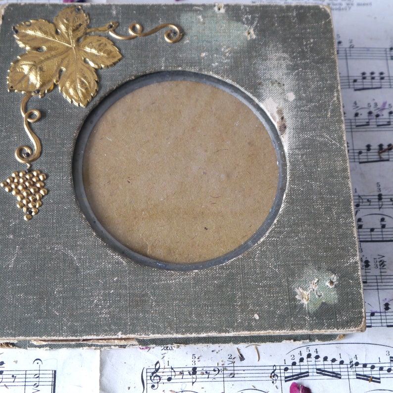 Vintage Floral Box With Photo Frame Lid - Etsy