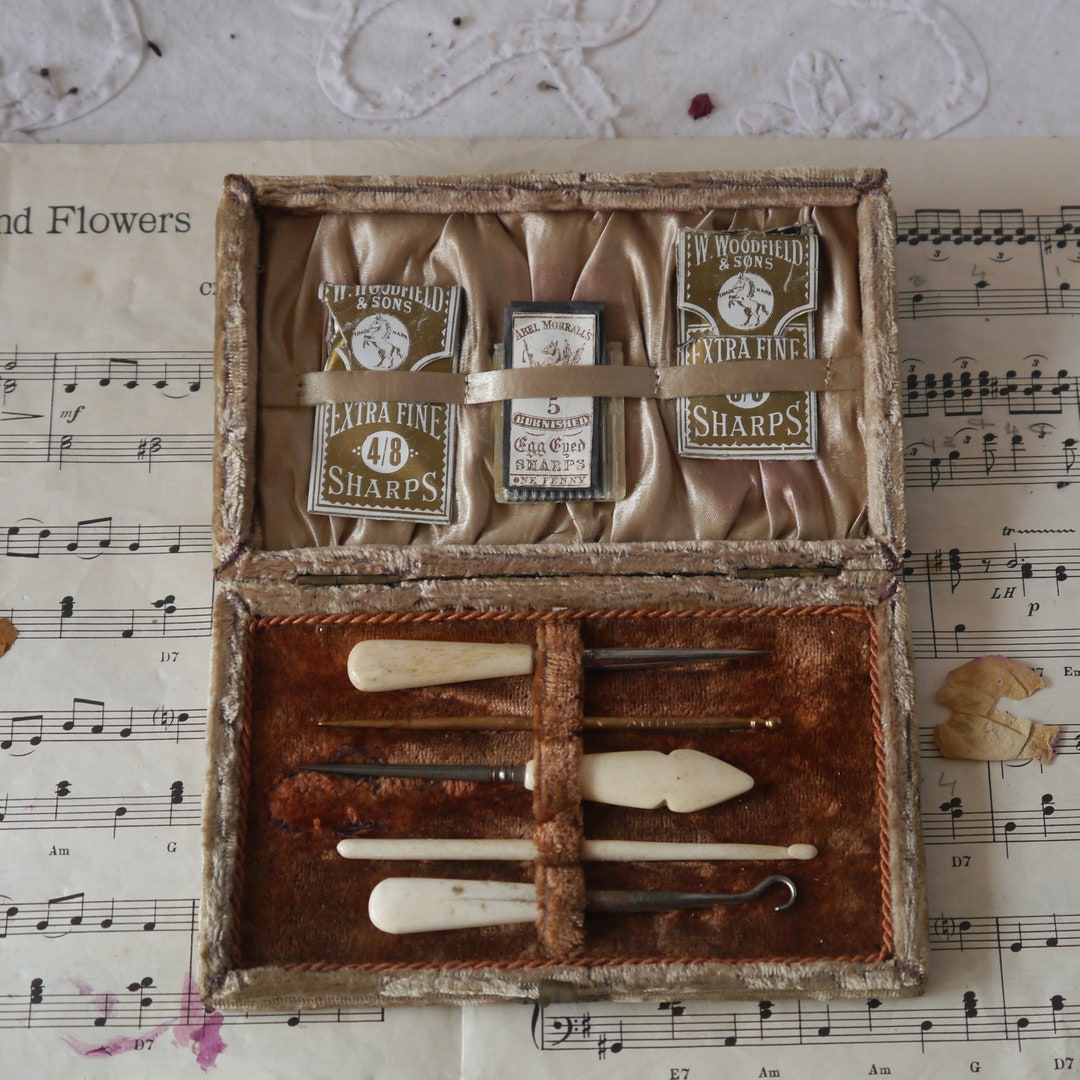 Antique Travel Sewing Kit Circa 1900 - Etsy